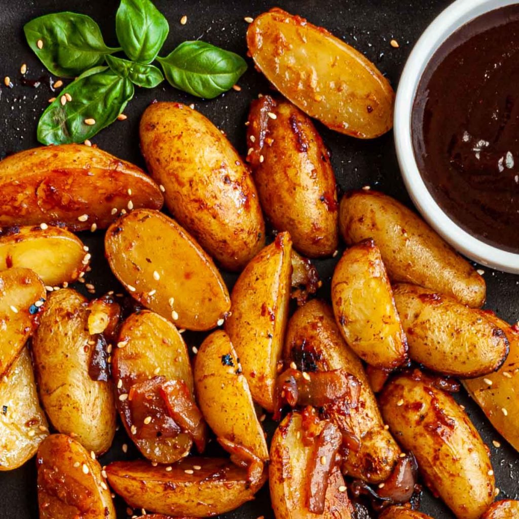Umami Asian Grilled Fingerling Potatoes | Salt and Pestle